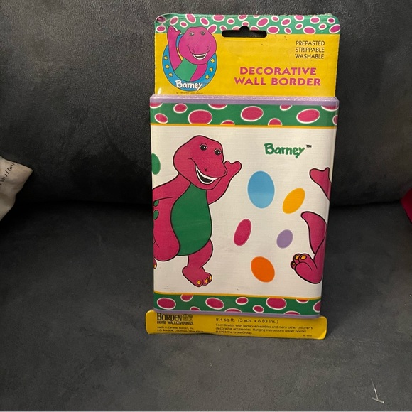 Vintage | Wall Decor | Vintage Barney Room Border | Poshmark